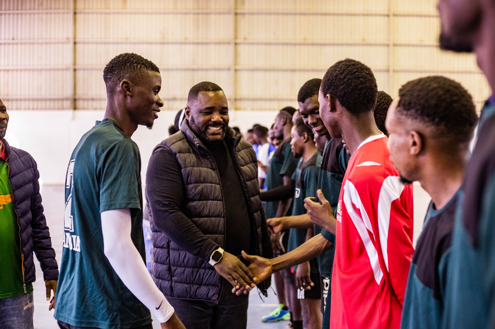 Oydc Board Member Dickson Jere Officiates At Handball Tournament Oydc Zambia
