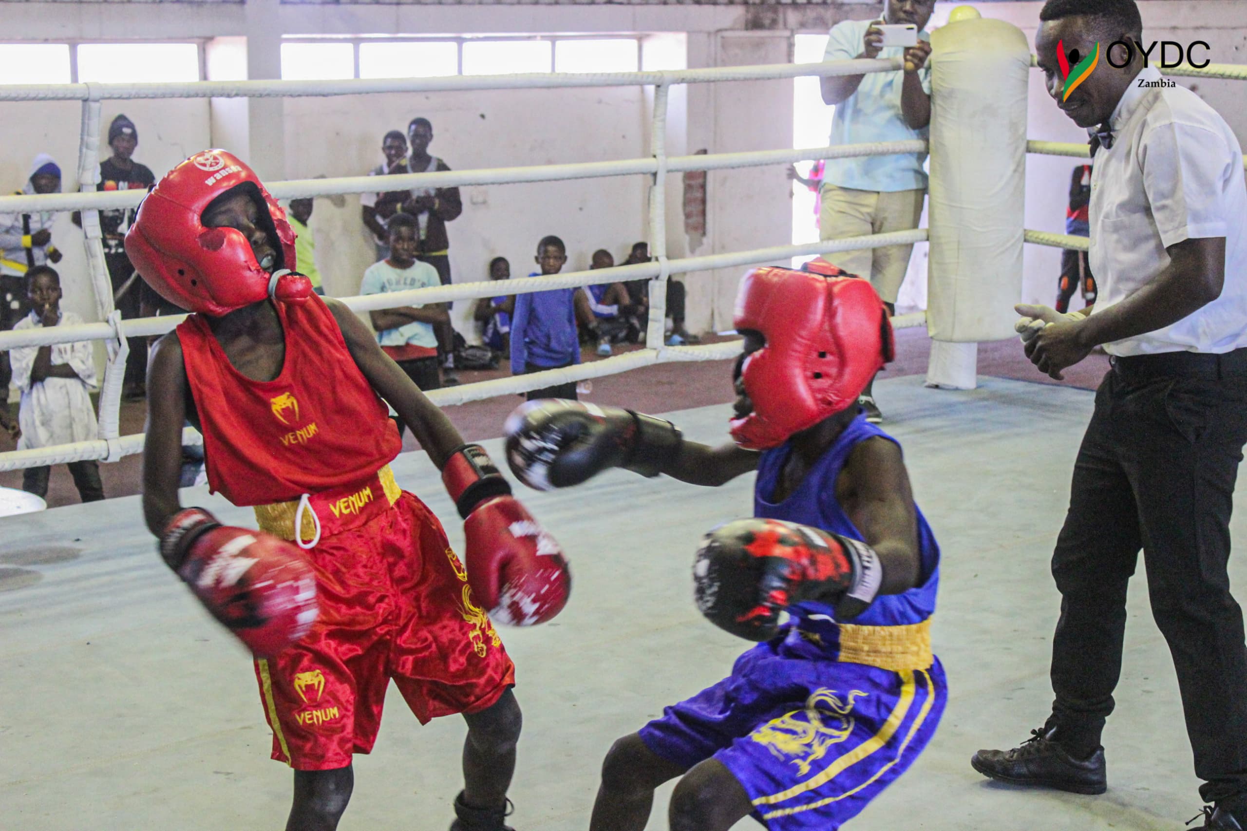 THREE OYDC BOXERS IMPRESS SPECTATORS - OYDC Zambia
