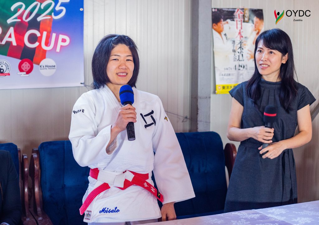 MISATO NAKAMURA WORKSHOP LAUNCHED AT OYDC ZAMBIA'S JUDO HALL - OYDC Zambia